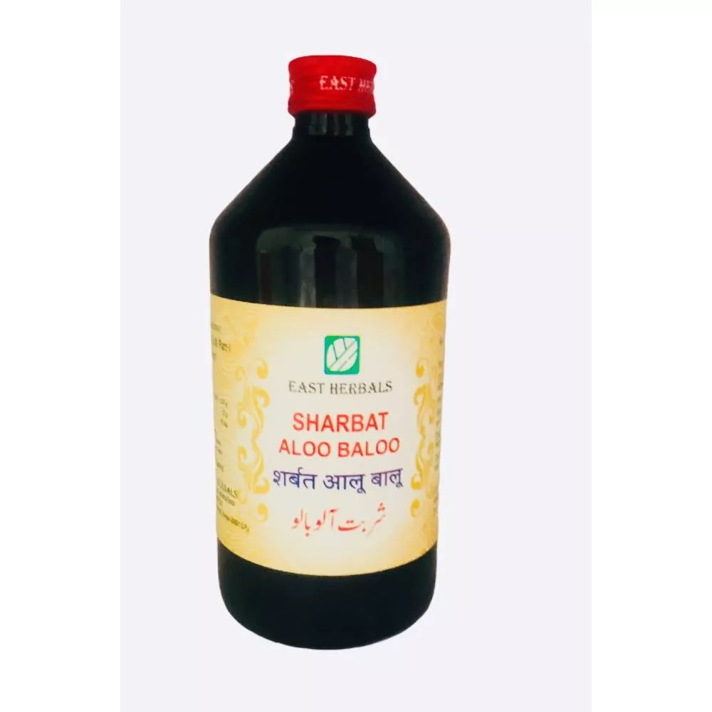 East Herbals Sharbat Aloo Baloo - 500 ml - Organic Wellnesses