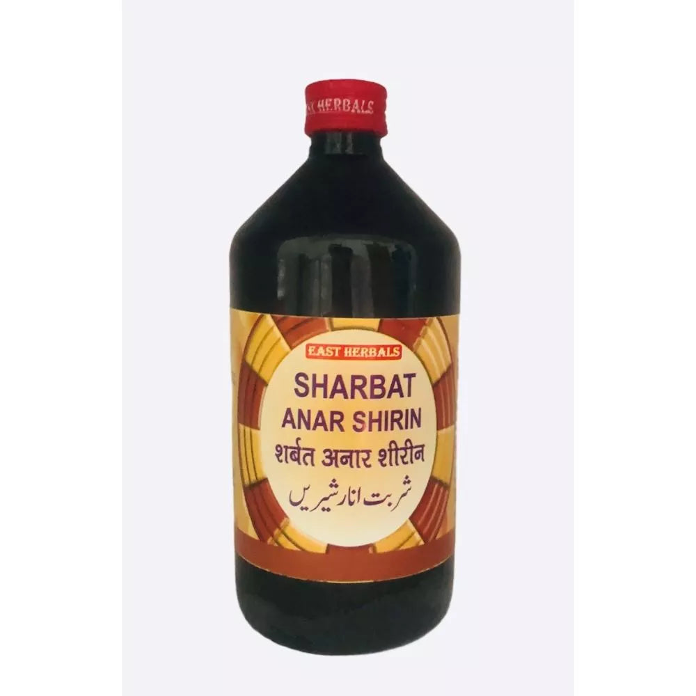 East Herbals Sharbat Anar Shirin - 500 ml - Organic Wellnesses