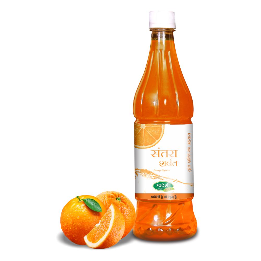 Swadeshi Ayurved Santra Ka Sharbat - 750 ml - Organic Wellnesses
