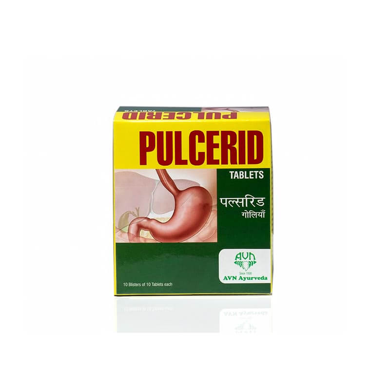 AVN Ayurveda Pulcerid Tablets - 100 Tablets - Organic Wellnesses