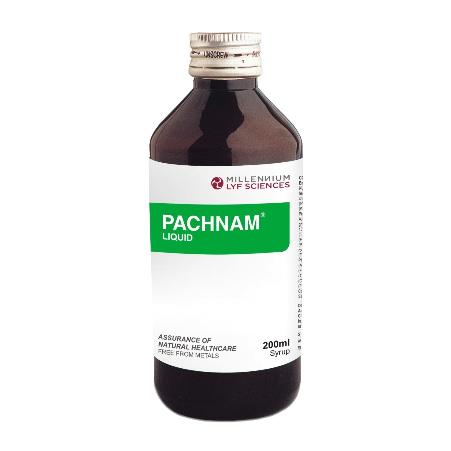 Millennium Herbal Pachnam Liquid - 200 ml x 3 Bottles - Organic Wellnesses