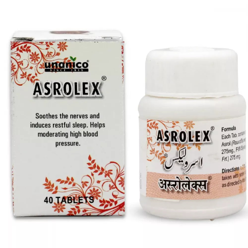 Unanico Asrolex - 40 tabs - Organic Wellnesses
