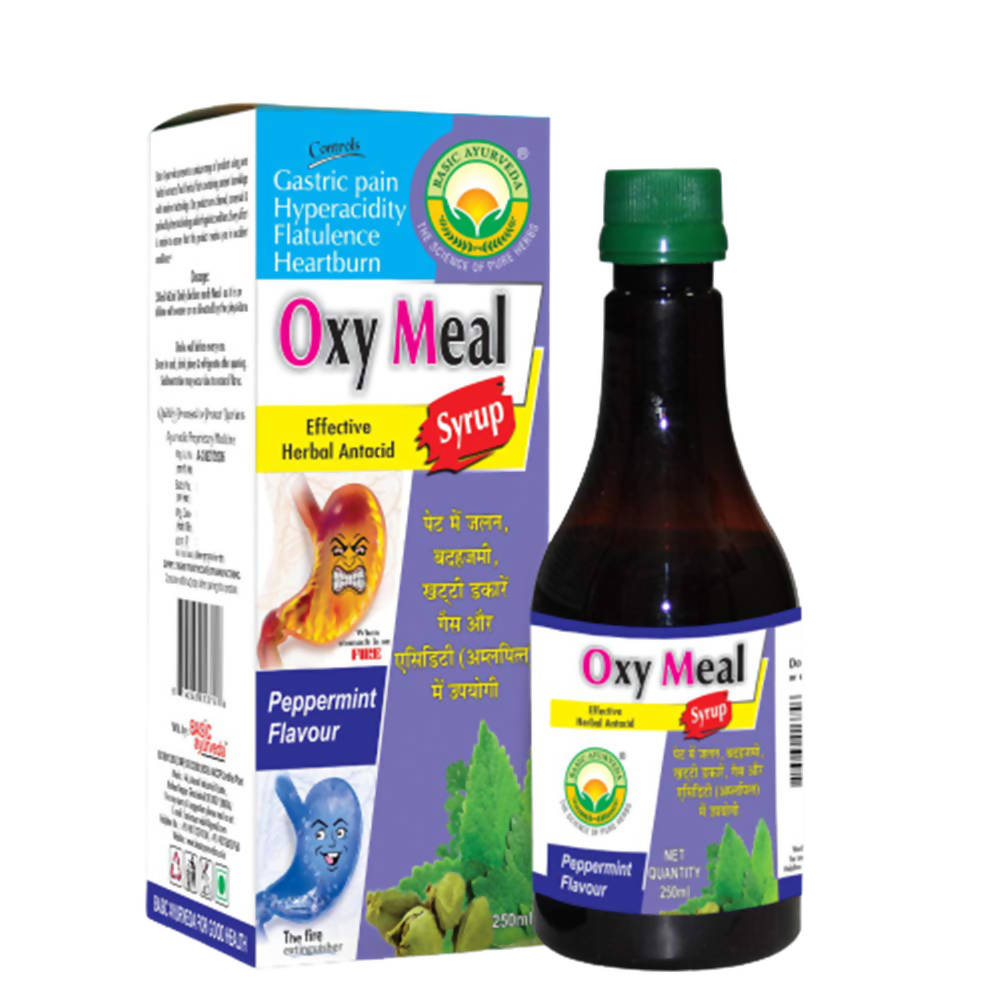 Basic Ayurveda Oxy Meal Syrup - 250 ML - Organic Wellnesses