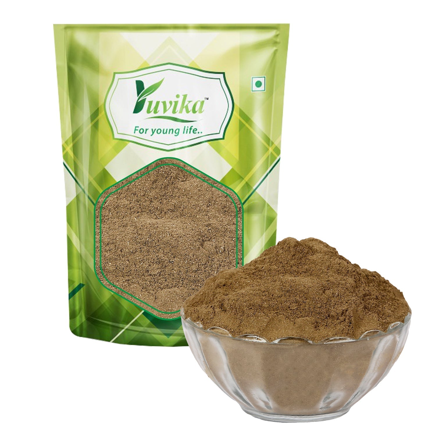 Yuvika Tulsi Patta Powder - Ocimum Sanctum - Basil Leaves Powder ...