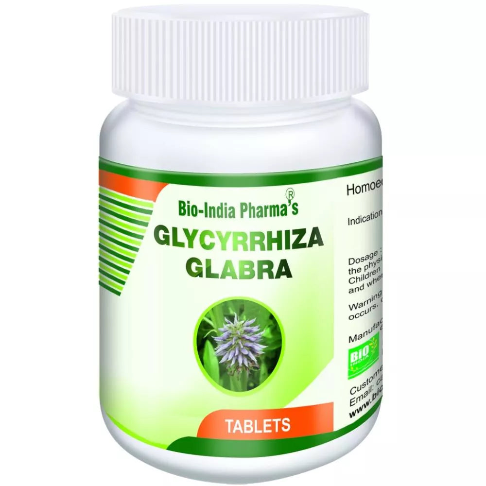 Bio India Glycyrrhiza Glabra Tablet - 20 gm - Organic Wellnesses