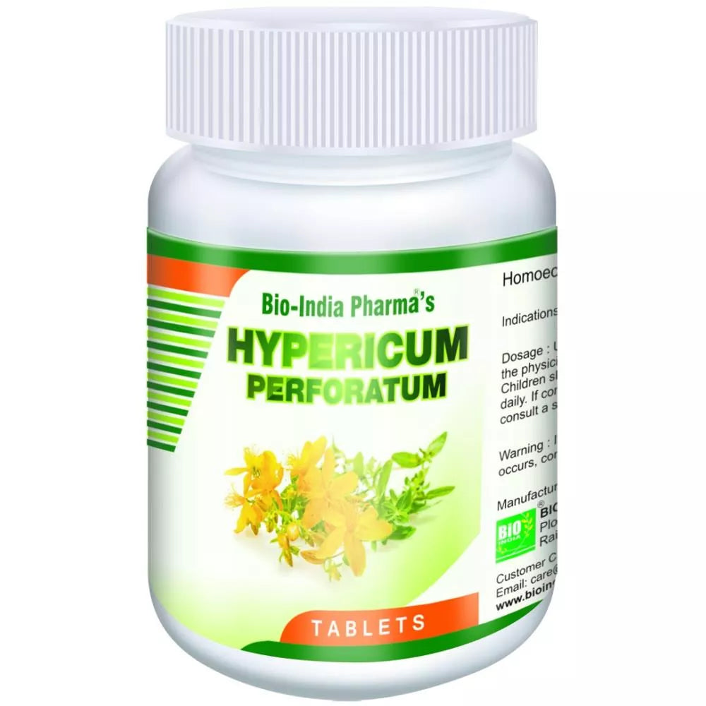 Bio India Hypericum Perforatum Tablet - 20 gm - Organic Wellnesses