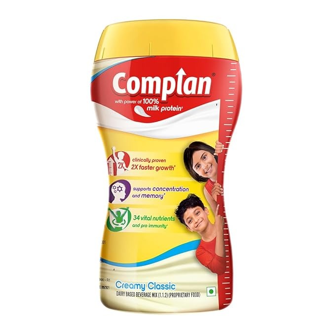 Complan Nutrition Drink Powder for Children Creamy Classic Flavour - 5 ...
