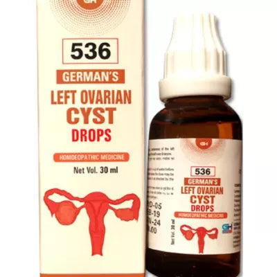 German's 536 Left Ovarian Cyst Drop - 30 ml - Organic Wellnesses
