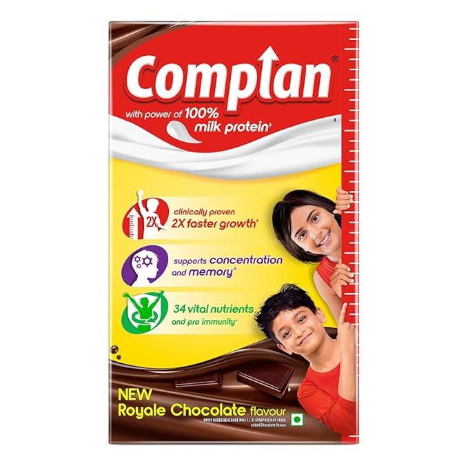 Complan Nutrition Drink Powder for Children Royale Chocolate Flavour C - Organic Wellnesses
