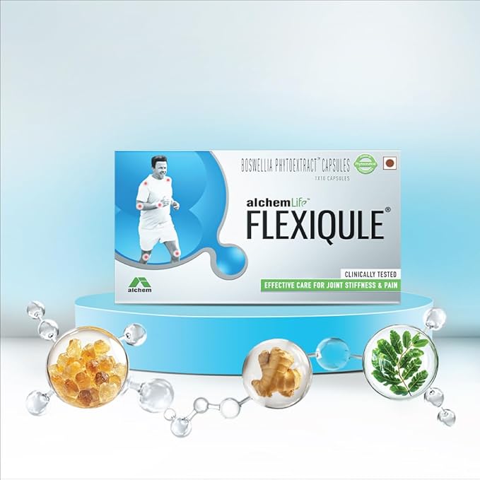 Alchem Life Flexiqule Natural Care for Joint Stiffness and Pain | 10 C - Organic Wellnesses