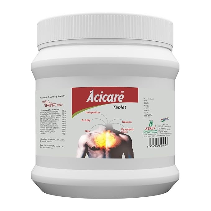 Atrey Acicare - 1000 Tablets - Organic Wellnesses