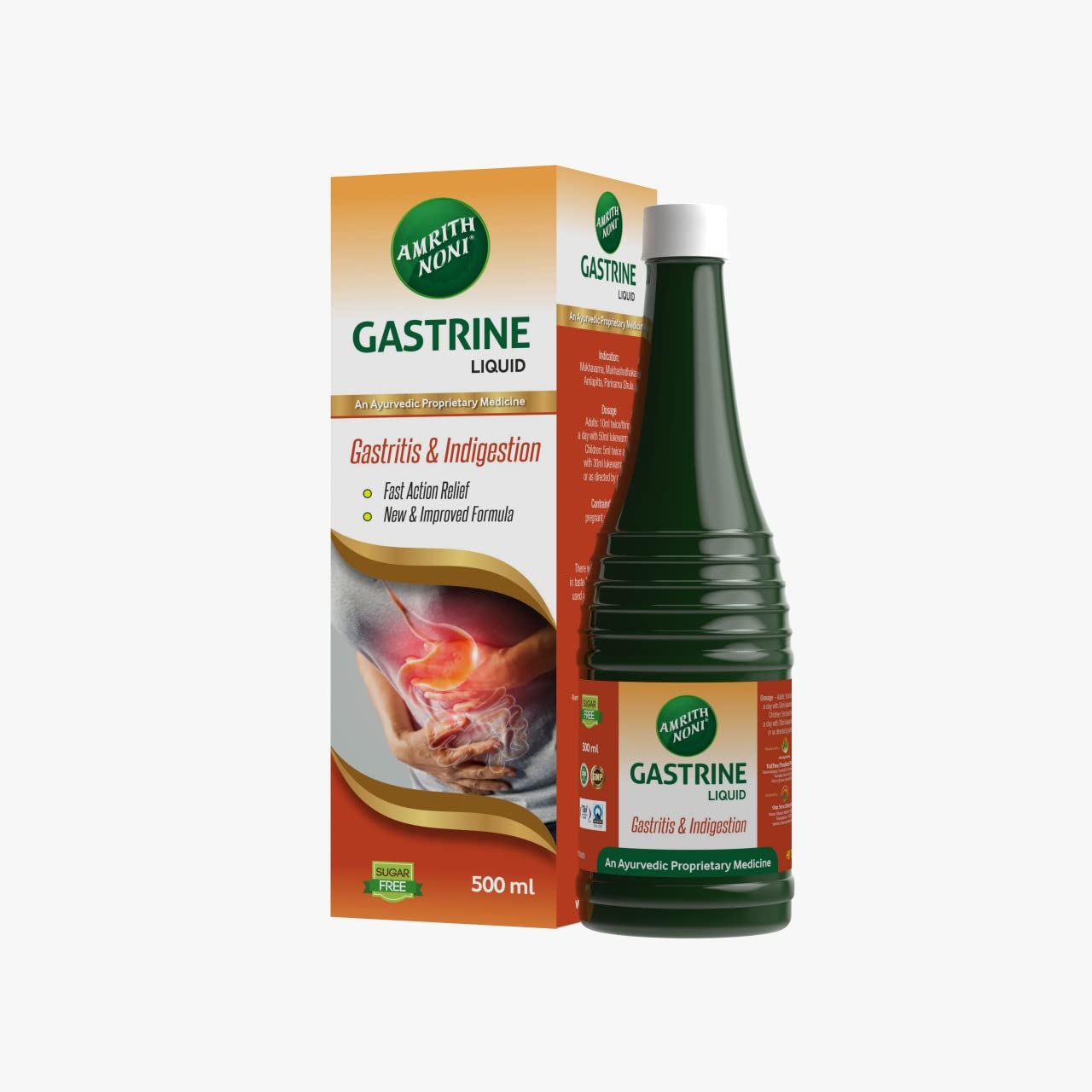 Amrith Noni Gastrine Syrup - 500 ml - Organic Wellnesses