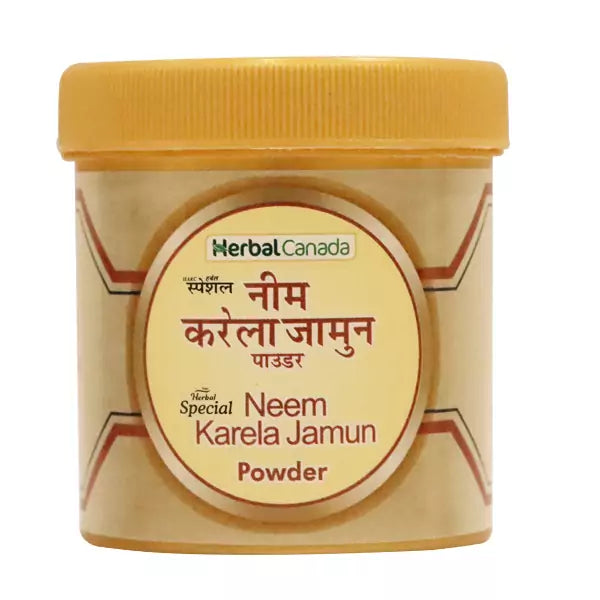 Herbal Canada Neem Karela Jamun Churan - 100 gms - Organic Wellnesses