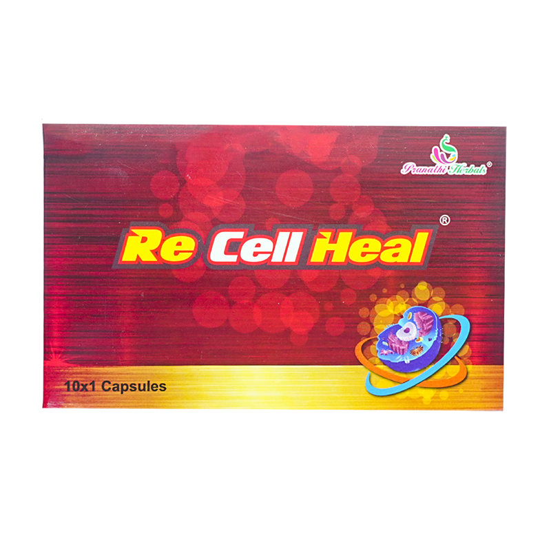 KBK Herbals RE CELL HEAL 500 mg Support Fat Burn And Energy - 10 Veg C ...