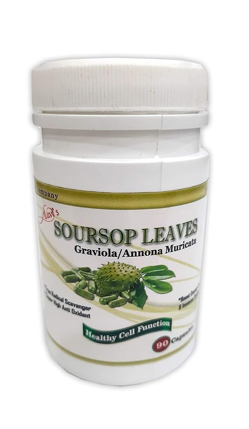 Alavi Soursop/graviola Leaves Capsules 500mg - 90 Capsules - Default ...