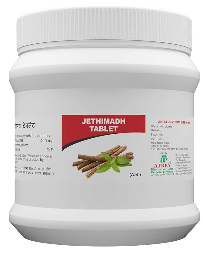 Atrey Jethimadh 400mg - 1000 Tablets - Organic Wellnesses