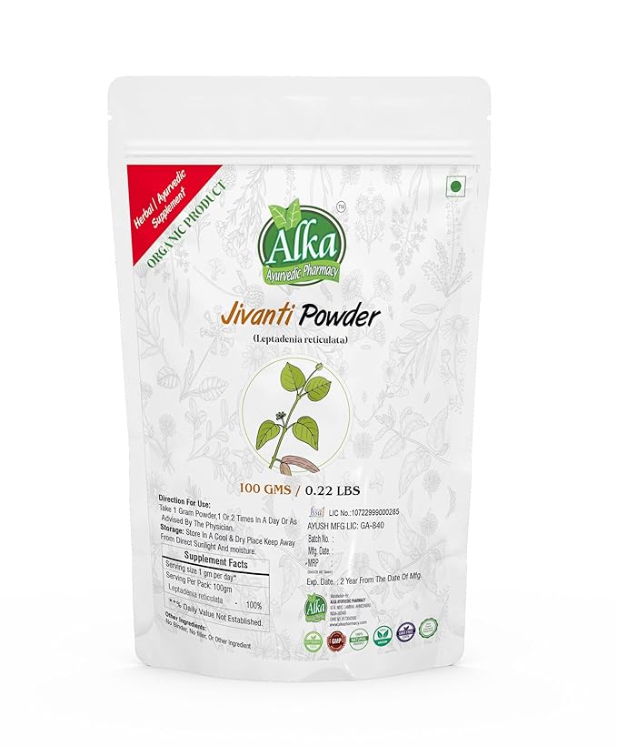 Alka Ayurvedic Jivanti Powder - 100 gms - Organic Wellnesses