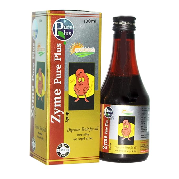 Goodluck Ayurveda Zyme Pure Plus Syrup - 100ml - Organic Wellnesses
