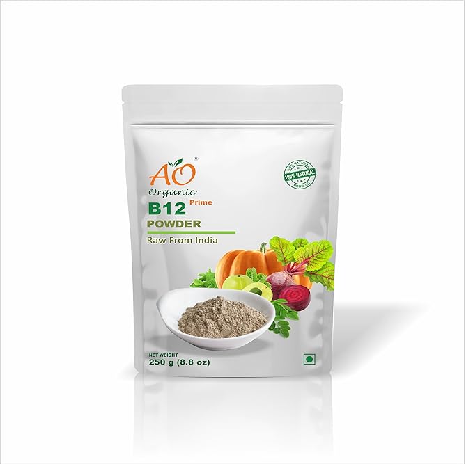 Ao Organic Ayurvedic B12 Powder - 250 Gms - Organic Wellnesses