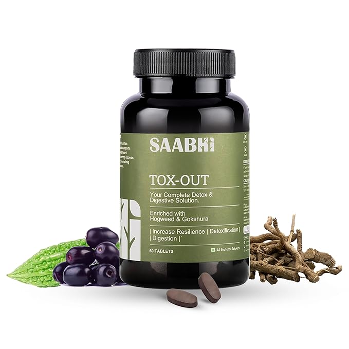 Saabhi Tox-out Tablets - 60 Tablets - Organic Wellnesses