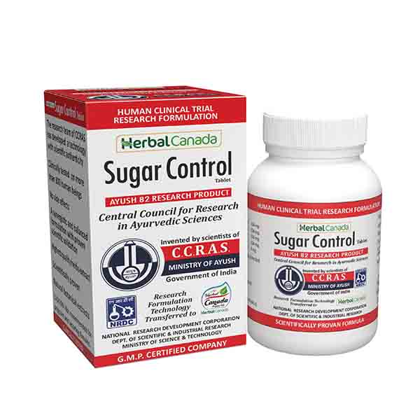 Herbal Canada Sugar Control Tablets - 60 - Organic Wellnesses