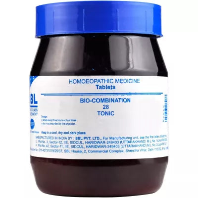 SBL Homeopathy Bio-Combination 28 Tablets - Organic Wellnesses