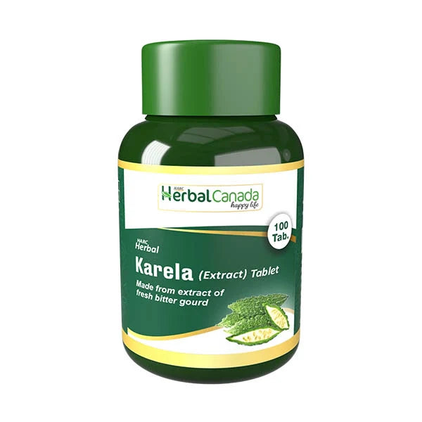Herbal Canada Karela Tablets- 100 - Organic Wellnesses