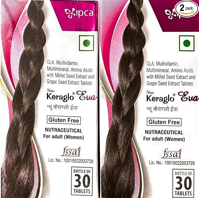 IPCA keraglo Eva Tablet for Women - 30 Tablets - Pack of 2) - Organic ...