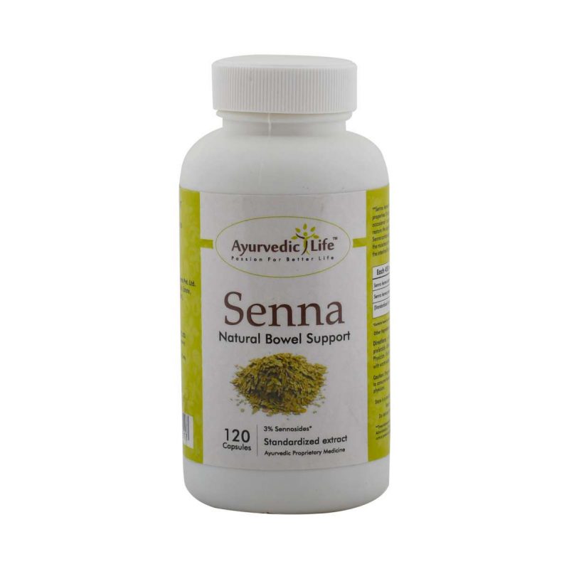 Ayurvedic Life Senna Capsule – Cassia Angustifolia – Detox Support – 1 ...