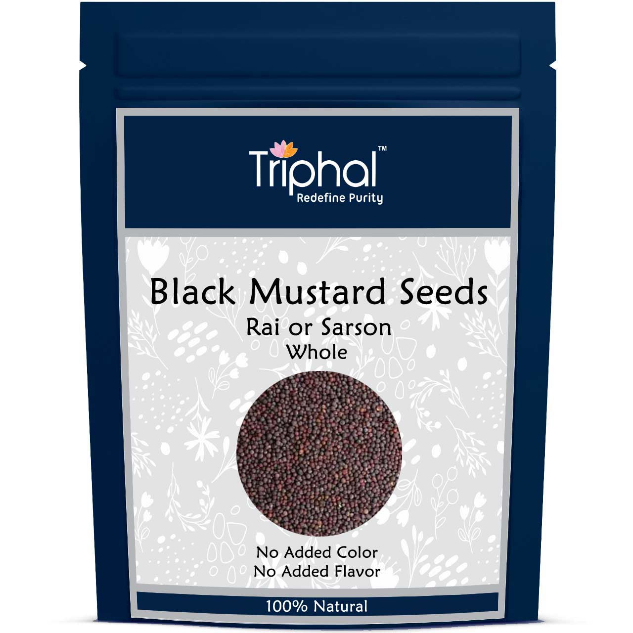 Triphal Black Mustard Seeds or Kali Sarson - Organic Wellnesses