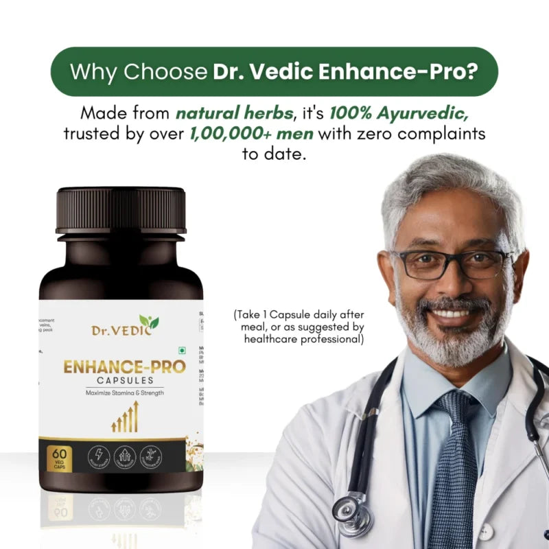 Dr. Vedic Enhance - Pro Capsule 100% Natural - Organic Wellnesses