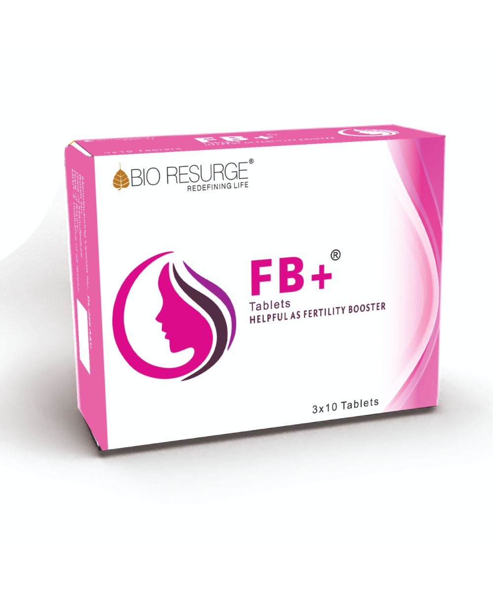 Bio Resurge FB+ Ayurvedic Fertility Booster to Conceive Faster - 30 Ta ...
