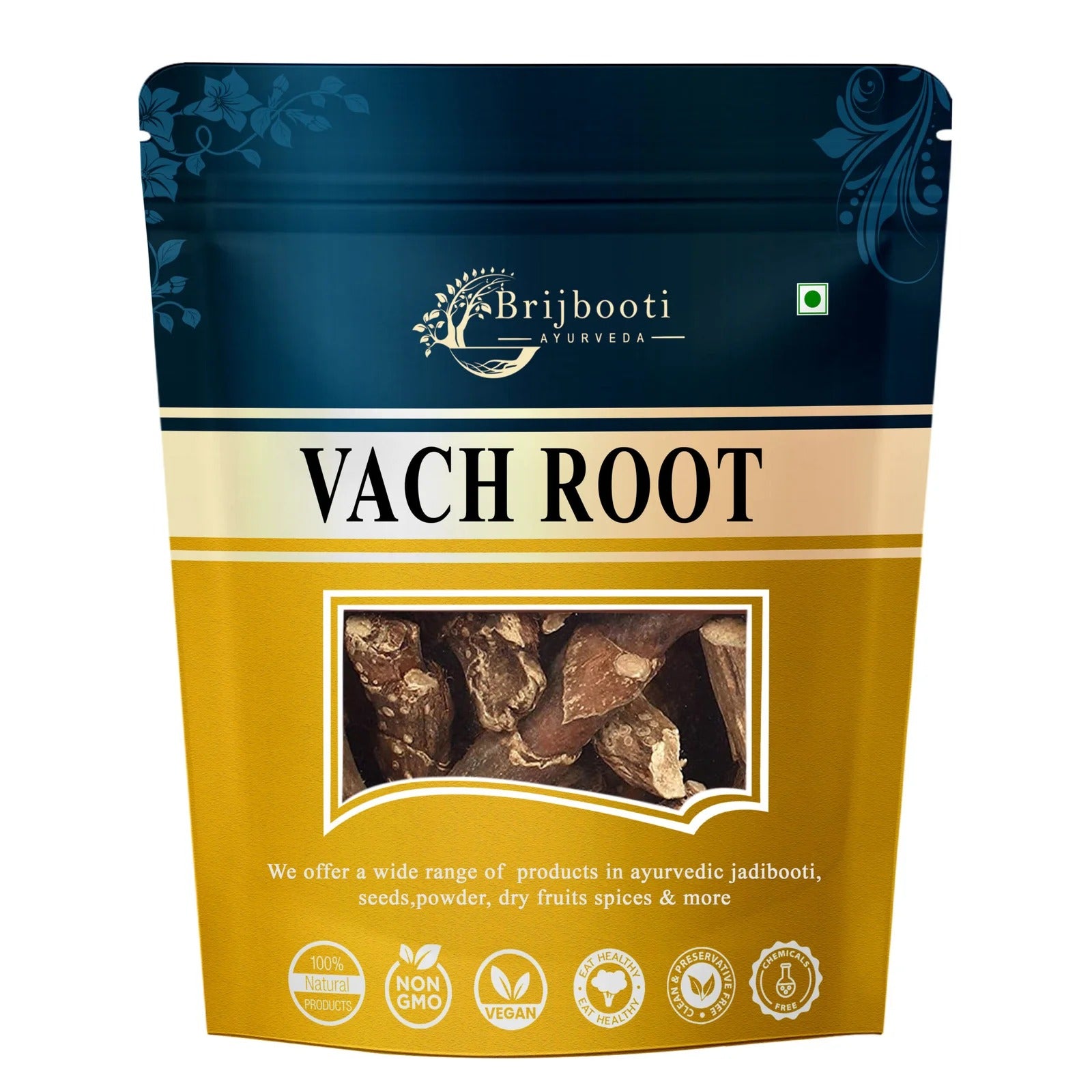Brijbooti Birju Mahavir Vach Root - 400 gms - Organic Wellnesses