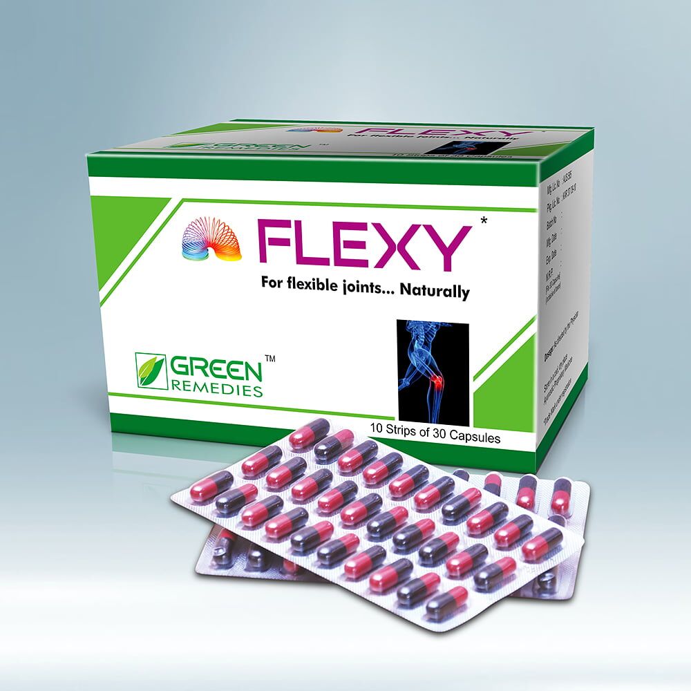 Green Remedies Flexy For Flexible Joints Naturally - 150 Capsules ...