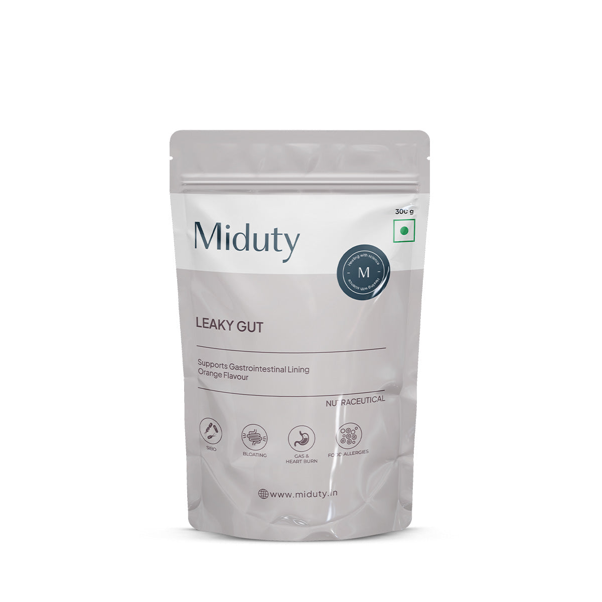 Miduty By Palak Notes Leaky Gut Powder - 300 gms - Organic Wellnesses