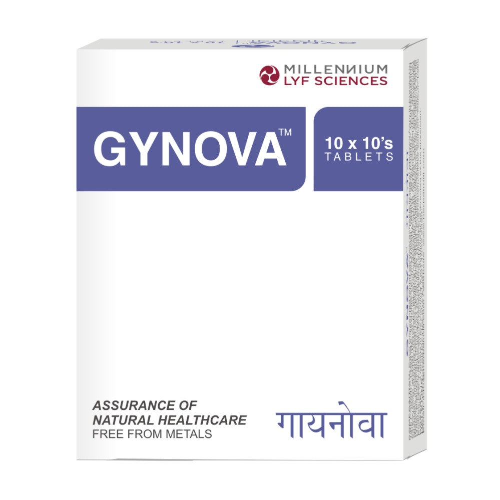 Millennium Herbal Gynova Tablets - 100 Tablets - Organic Wellnesses