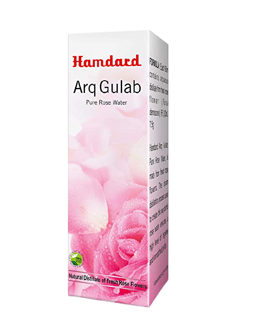 Hamdard Arq Gulab Pure Rose Water - 100 ml - Organic Wellnesses