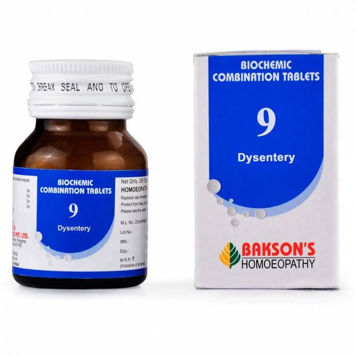 Bakson's Homeopathy Biochemic Combination 9 Tablets - Organic Wellnesses