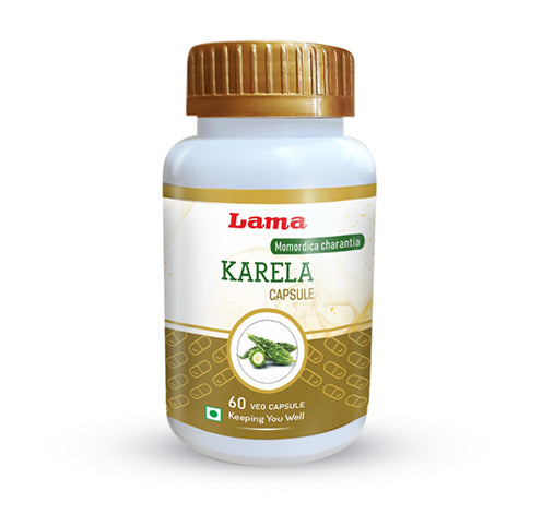 Lama Karela - 60 Veg Capsules - Organic Wellnesses