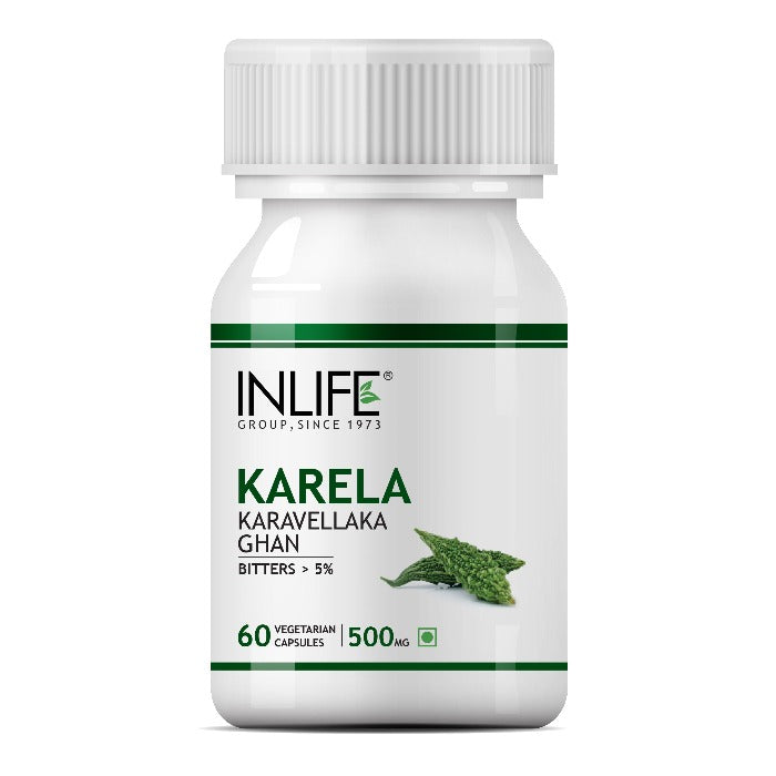 INLIFE Karela Bitter Gourd Extract Supplement - 60 tabs - Organic ...
