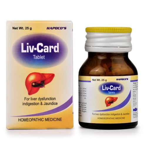 Hapdco Liv-card Tablets - Organic Wellnesses