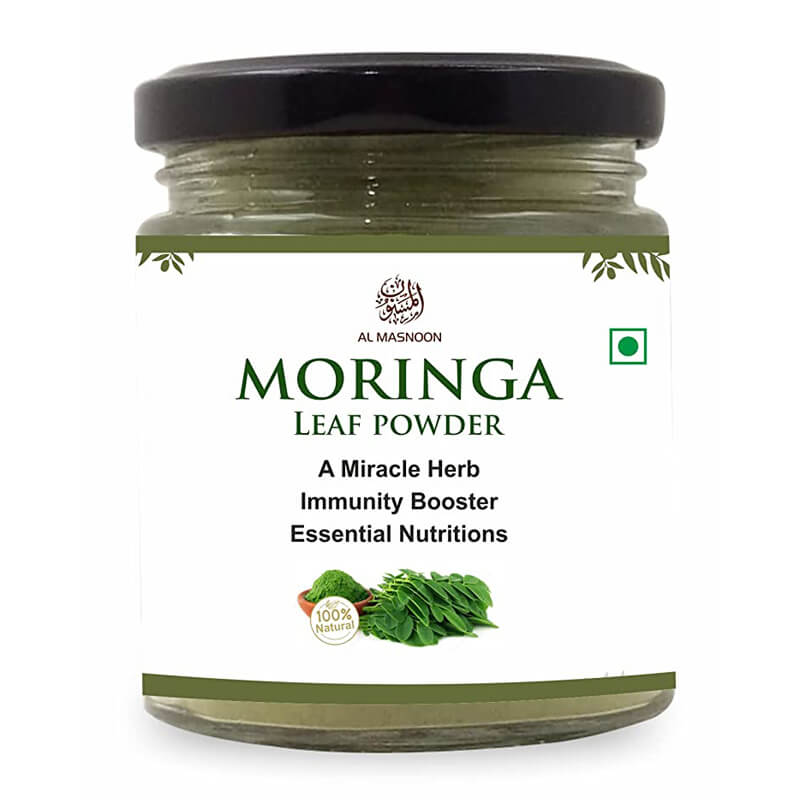 Al Masnoon Moringa Leaves Powder - 100 gms - Organic Wellnesses
