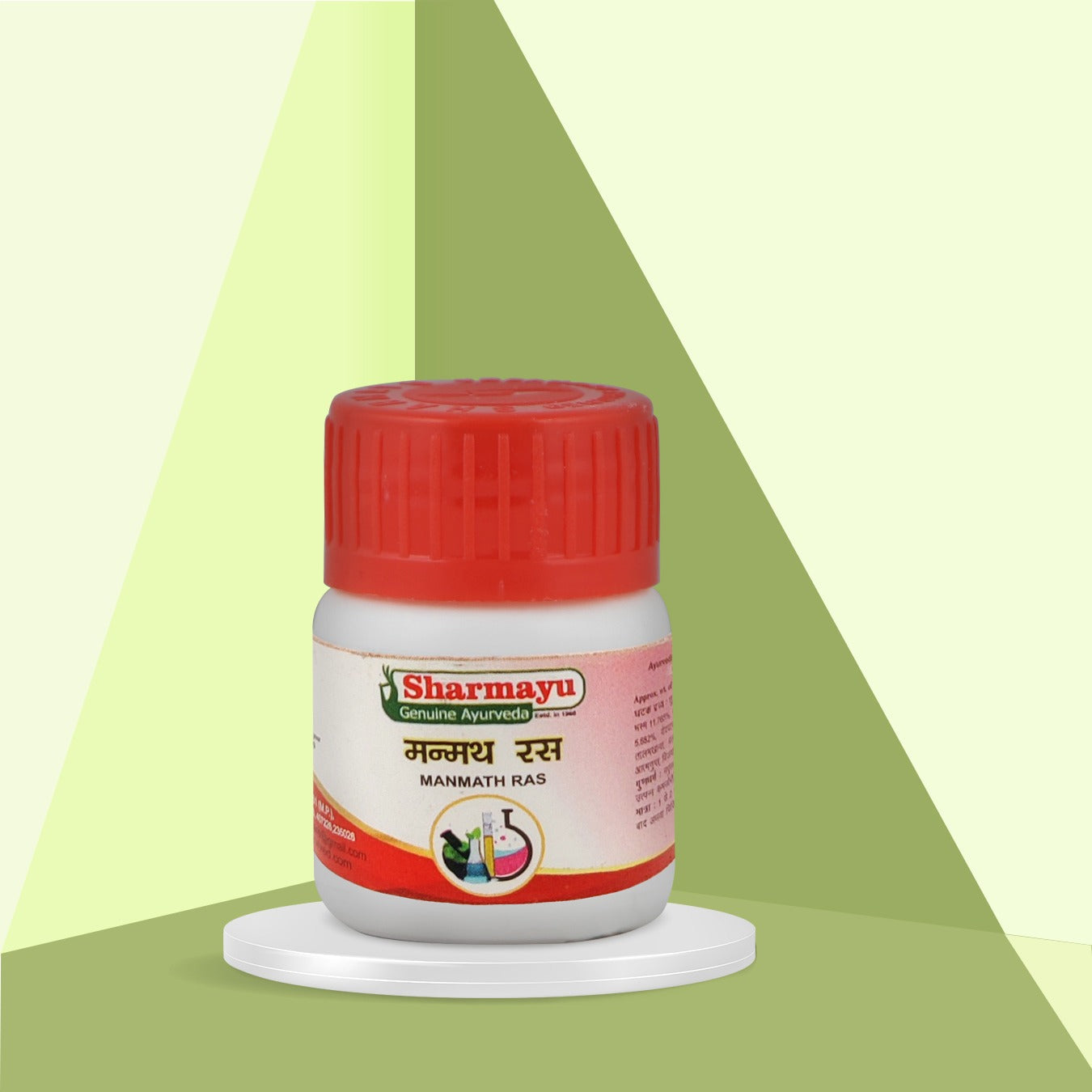 Sharmayu Ayurveda Manmath Ras - 40 Tabs - Organic Wellnesses