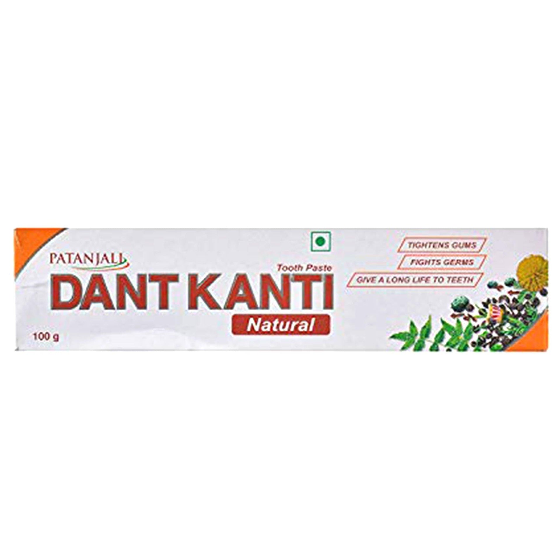 Patanjali Dant Kanti Natural Tooth Paste - Organic Wellnesses
