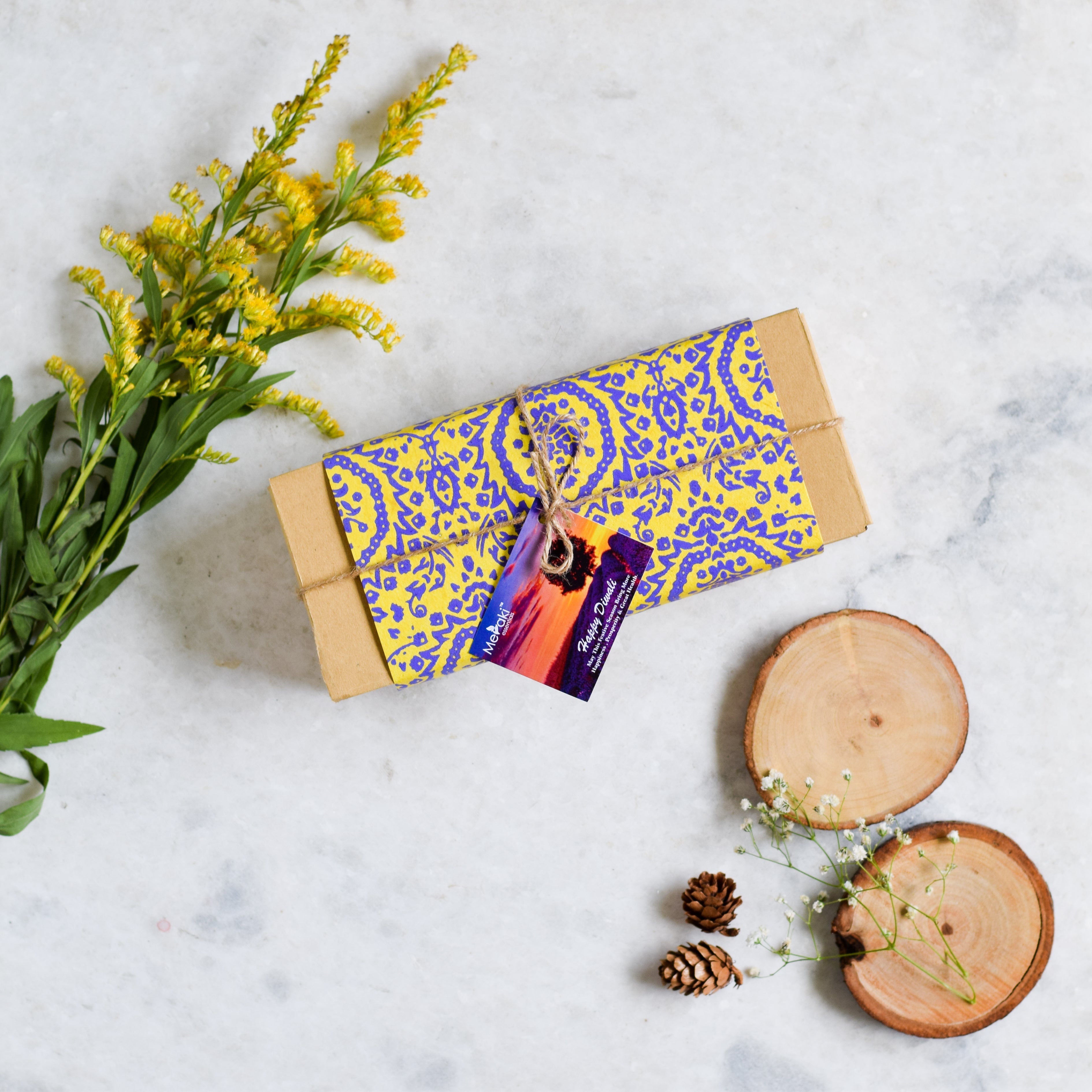 Meraki Essentials Gift Pack - Set of 3 - 100% Pure Aromatic Handmade B ...