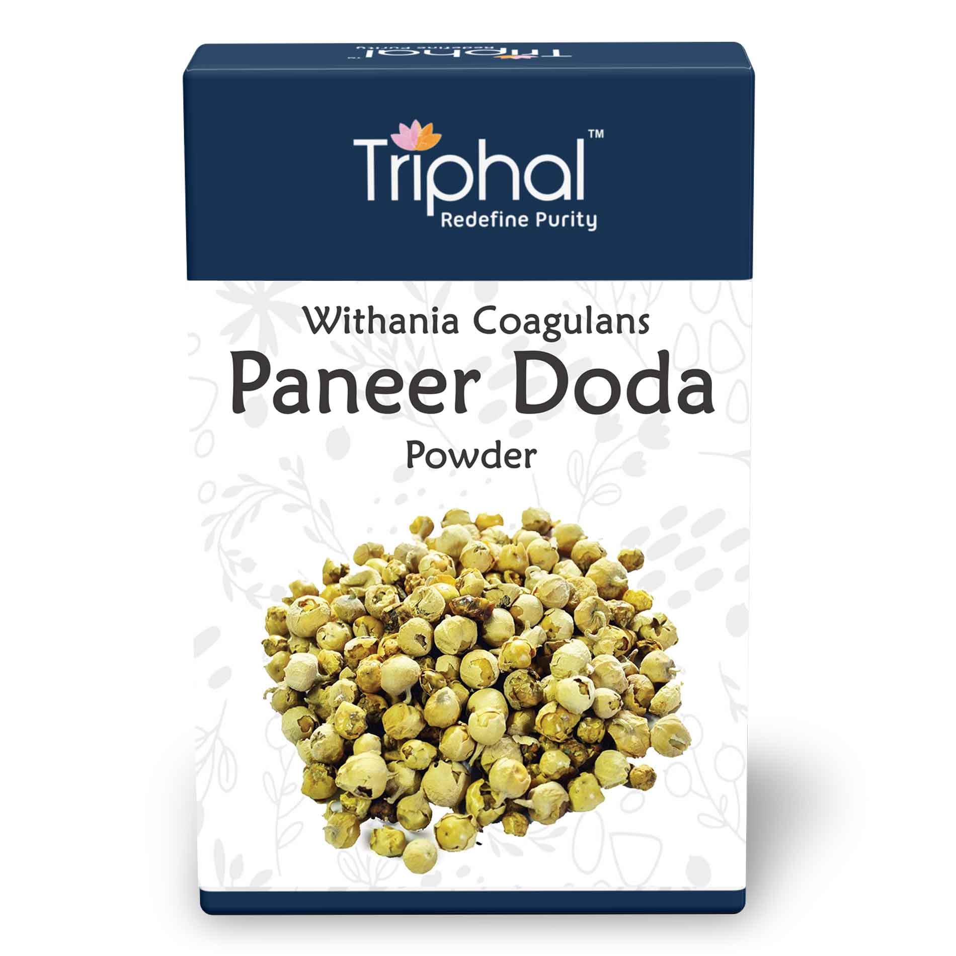 Triphal Paneer Doda Powder - Panir Phool Churn - Paner Dodi - Organic ...
