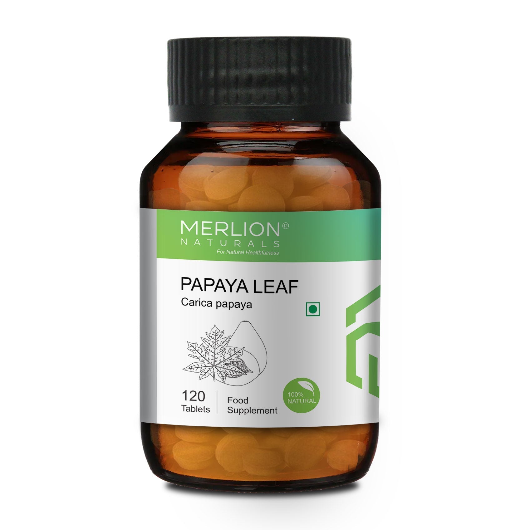 Merlion Naturals Papaya Leaf Extract Tablets Carica papaya 500mg ...