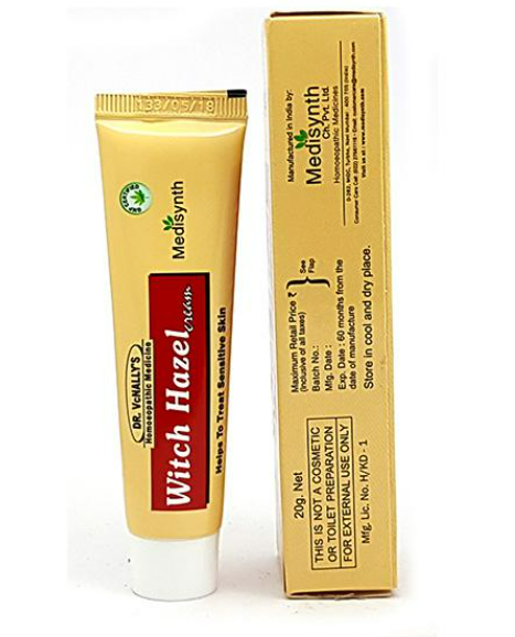 Medisynth Witch Hazel Cream - 20gm - Organic Wellnesses