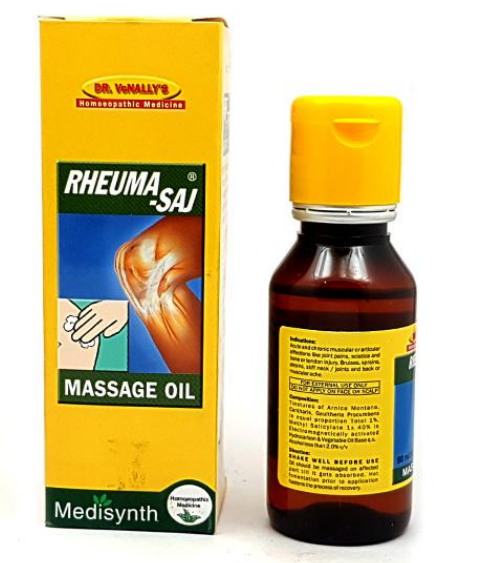 Medisynth Rheuma-Saj Massage Oil - Organic Wellnesses