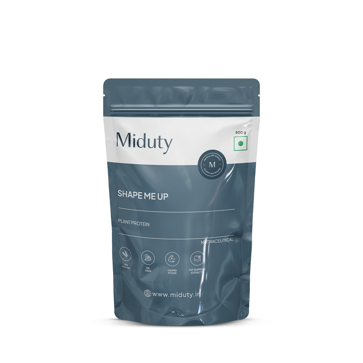 Miduty By Palak Notes Shapeme Up Plant Protein Powder - 500 gms ...